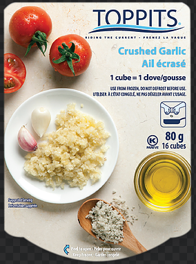 Toppits® Ail Écrasé / Toppits® Crushed Garlic – A1 Fish Market